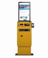 China Self Service Billing Kiosk Touch Screen Monitor with 1920 X 1080 Resolution and Wide Temperature Range (-10°C~60°C) Featuring Multiple Inputs (HDMI, VGA, USB) for sale