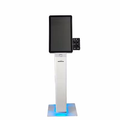 China Touch Screen Digital Kiosk with Intel Core I3 Processor 128GB SSD Storage and Built-in Speakers for sale