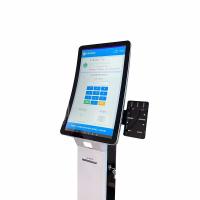 China High Resolution Display Touch Monitor Kiosk With POS Machine And Thermal Printer for sale