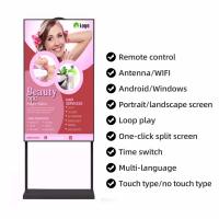 China 43inch High Brightness Advertising Display with 2000-3000 Nits Brightness and 178° Viewing Angle for Free Standing Digital Signage for sale