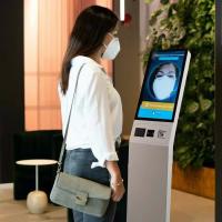 China Wi-Fi/Bluetooth Connectivity Self Checkin Kiosk with 128GB SSD and Customized Color for Seamless Self-Service for sale