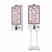 China Wall Mount or Tabletop Self Ordering Kiosk with Built In 1D/2D Scanner and 22/24/32-inch LCD Screen for sale