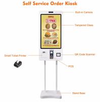 China Customizable Branding Self Ordering Kiosk with 110-240V AC Input and Optional Facial Recognition for sale