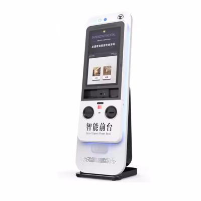 China Self Checkin Kiosk with Motorized Card Dispenser Multi-Lingual Support and Wi-Fi Bluetooth Connectivity for sale