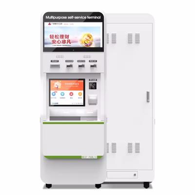 China Windows 10 Self Service POS System with Dual Touchscreens and Barcode Scanner for sale