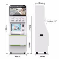 China Windows 10 Self Service POS System with Dual Touchscreens and Barcode Scanner for sale