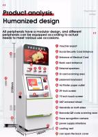 China Windows 10 Self Service POS System with Dual Touchscreens and Barcode Scanner for sale