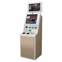 China Touch Screen Self Checkin Kiosk with Customized LED Lights, Windows 10 OS, and Card Reader for Efficient Self Service for sale