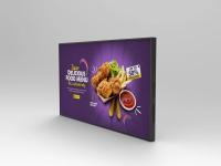 China 43 inch Wall Mounted LCD Advertising Display with 1920x1080 Resolution and Android OS for sale