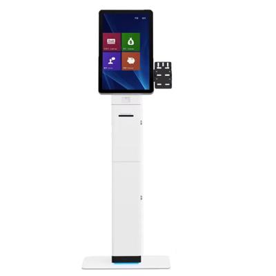 China 18.5 Inch Touch Screen Kiosk with Interactive Capacitive Touch and Windows 10 OS for Self Checkin for sale