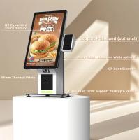 China 32 Inch LCD Display Self Ordering Kiosk with Receipt Printer and Menu Customization for Restaurants for sale