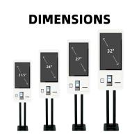 China 32 Inch LCD Display Wall Mount Self Ordering Kiosk with 3-Year Warranty for Fast Food and Retail for sale