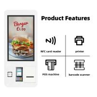 China 32 Inch LCD Display Wall Mount Self Ordering Kiosk with 3-Year Warranty for Fast Food and Retail for sale