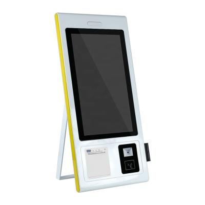 China 21.5 Inch FHD Self Ordering Kiosk with 10-Point Capacitive Touch Screen and Optional Thermal Printer for sale