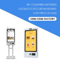 China 10-Point Capacitive Touch Self Ordering Kiosk with 1920X1080 Resolution and Multi-Language Support for sale