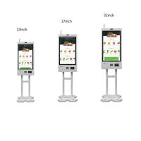 China 10-Point Capacitive Touch Self Ordering Kiosk with 1920X1080 Resolution and Multi-Language Support for sale