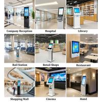 China 24 Inch Capacitive Touch Screen Self Ordering Kiosk with 1920X1080 Resolution and Wall Mounted Design for Indoor Food Ordering for sale