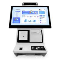 China Desktop Self Checkin Kiosk with 10-Point Capacitive Screen Android or Windows Custom Optional and WiFi Communication for Visitor Management for sale