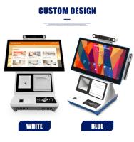 China Desktop Self Checkin Kiosk with 10-Point Capacitive Screen Android or Windows Custom Optional and WiFi Communication for Visitor Management for sale