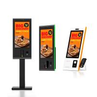 China 32 Inch Self Ordering Kiosk with 10-Point Capacitive Touch and Multiple Interfaces for Fast Food Restaurants for sale
