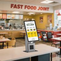 China 32 Inch Self Ordering Kiosk with 10-Point Capacitive Touch and Multiple Interfaces for Fast Food Restaurants for sale