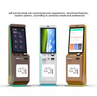China Hotel Self Check-In Kiosk with QR Code Payment and Touch Screen for Floor Standing Self Service for sale