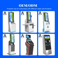 China Hotel Self Check-In Kiosk with QR Code Payment and Touch Screen for Floor Standing Self Service for sale