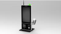 China 10-Point Capacitive Touch Screen Self Ordering Kiosk with 1920x1080 Resolution and Wall Mount for sale
