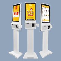 China 21.5/23.8/32 Inch Floor Standing Self Ordering Kiosk with SDK Android/Windows OS Touch Screen Payment Kiosk for Supermarket for sale
