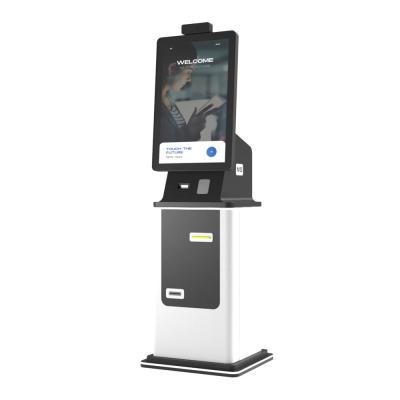 China Self-Service Payment Kiosk with Wi-Fi Connectivity Touchscreen Printer and RAL Powder-Coated Finish for Public Access Terminal for sale