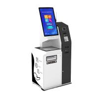 China Self Service Kiosk with Capacitive Touch 10 Point Screen Custom Color and Floor Standing Wall Mounting Counter Top Installation for sale