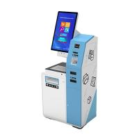 China Self Service Kiosk with Capacitive Touch 10 Point Screen Custom Color and Floor Standing Wall Mounting Counter Top Installation for sale