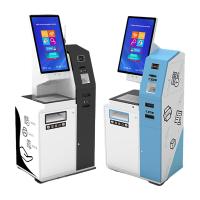 China Self Service Kiosk with Capacitive Touch 10 Point Screen Custom Color and Floor Standing Wall Mounting Counter Top Installation for sale
