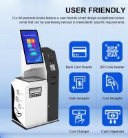 China Self Service Kiosk with Capacitive Touch 10 Point Screen Custom Color and Floor Standing Wall Mounting Counter Top Installation for sale