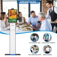 China Fast Food Self Checkin Kiosk with Capacitive Touch 10 Point Screen 1920X1080 Resolution and Facial Recognition for Restaurants for sale