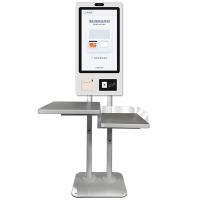 China 24 inch Capacitive Touch 10 Point Self Service Kiosk with Floor Standing Installation for Unmanned Stores for sale