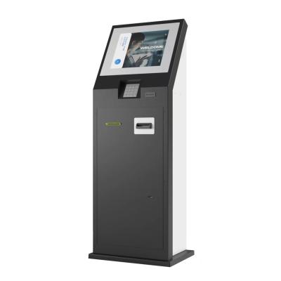 China Commercial Self-Service Kiosk with Capacitive 10 Point Touch Screen 1920X1080 Resolution and Stainless Steel Metal Case for sale