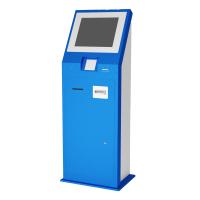 China Commercial Self-Service Kiosk with Capacitive 10 Point Touch Screen 1920X1080 Resolution and Stainless Steel Metal Case for sale