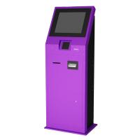 China Commercial Self-Service Kiosk with Capacitive 10 Point Touch Screen 1920X1080 Resolution and Stainless Steel Metal Case for sale