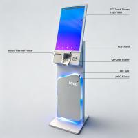 China 27/32 Inch Floor Standing Touch Screen Self Service Kiosk with 1920X1080 Resolution for Self Ordering and Interactive Use for sale