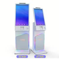 China 27/32 Inch Floor Standing Touch Screen Self Service Kiosk with 1920X1080 Resolution for Self Ordering and Interactive Use for sale
