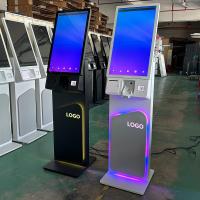 China 27/32 Inch Floor Standing Touch Screen Self Service Kiosk with 1920X1080 Resolution for Self Ordering and Interactive Use for sale