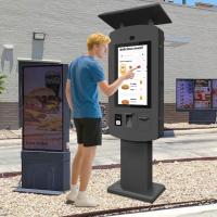 China Waterproof High-Brightness 24/7 Operation Self Service Kiosk for Outdoor Payment and Ordering for sale