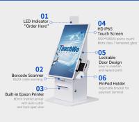 China 21.5 Inch Capacitive Touch 10 Point Self Service Kiosk with Multi-OS Support for Payment Terminal for sale