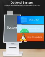 China 21.5 Inch Capacitive Touch 10 Point Self Service Kiosk with Multi-OS Support for Payment Terminal for sale