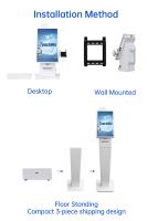 China 21.5 Inch Capacitive Touch 10 Point Self Service Kiosk with Multi-OS Support for Payment Terminal for sale