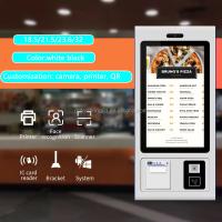 China Floor Standing Touch Screen Kiosk with 2K/4K Resolution and 60,000 Hours Lifespan for Self Service Applications for sale