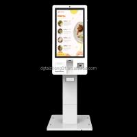 China Floor Standing Touch Screen Kiosk with 2K/4K Resolution and 60,000 Hours Lifespan for Self Service Applications for sale