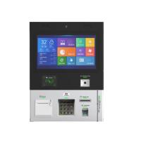 China Wall Mounted Hotel Kiosk with 1920x1080 Resolution Touch Screen and Thermal Printer for Self Check-in for sale