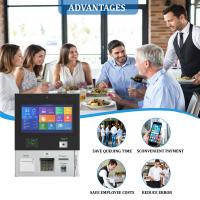 China Wall Mounted Hotel Kiosk with 1920x1080 Resolution Touch Screen and Thermal Printer for Self Check-in for sale